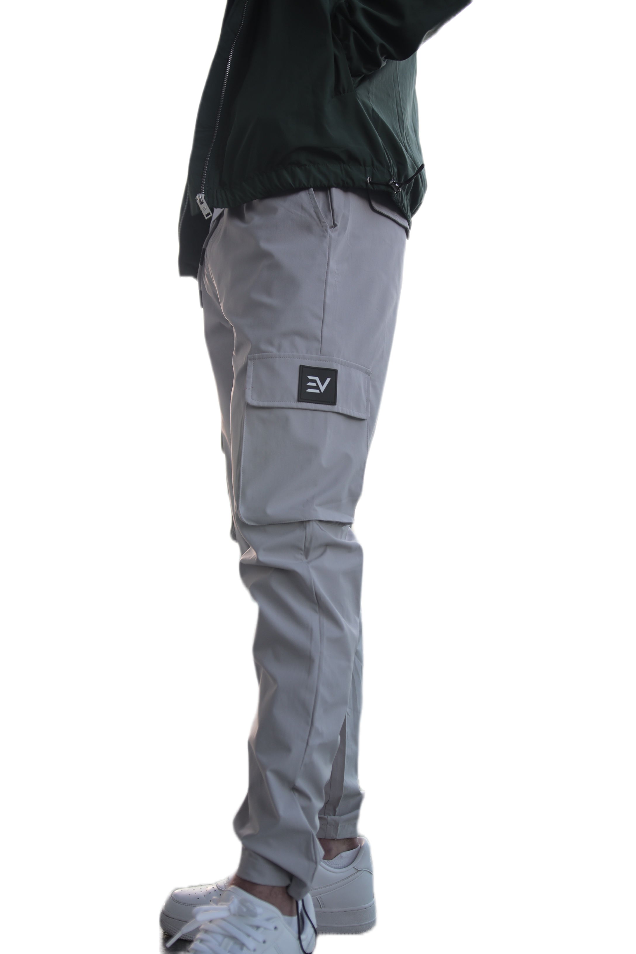 EV Square Logo Cargo Bottoms (Grey)